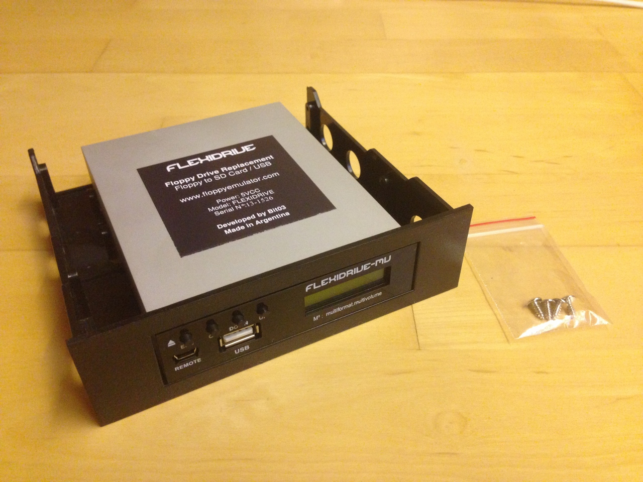 Bay Adapter 5.25 to 3.5 | FlexiDrive - Floppy Drive Update